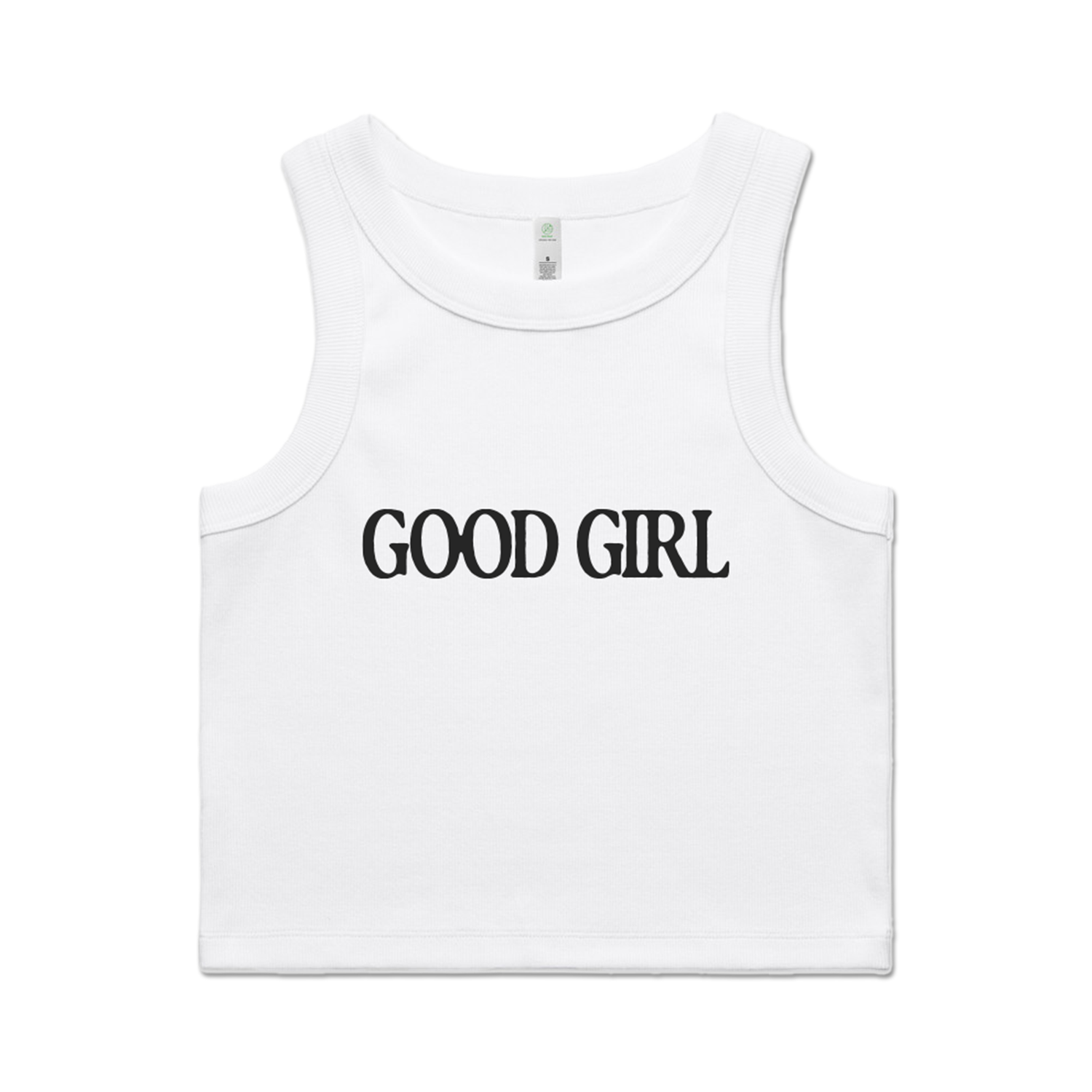 Good Girl Crop Tank White | Artemas Official Shop